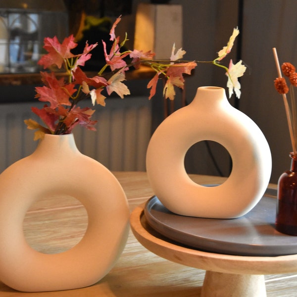 Cream Vase - Etsy UK