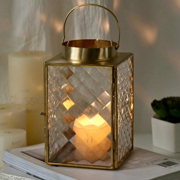 Gold Lantern - Etsy