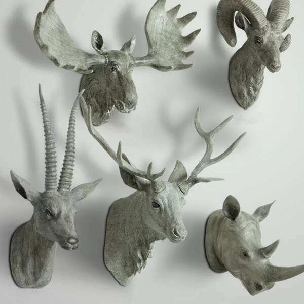 Mounted Animal Head - Etsy