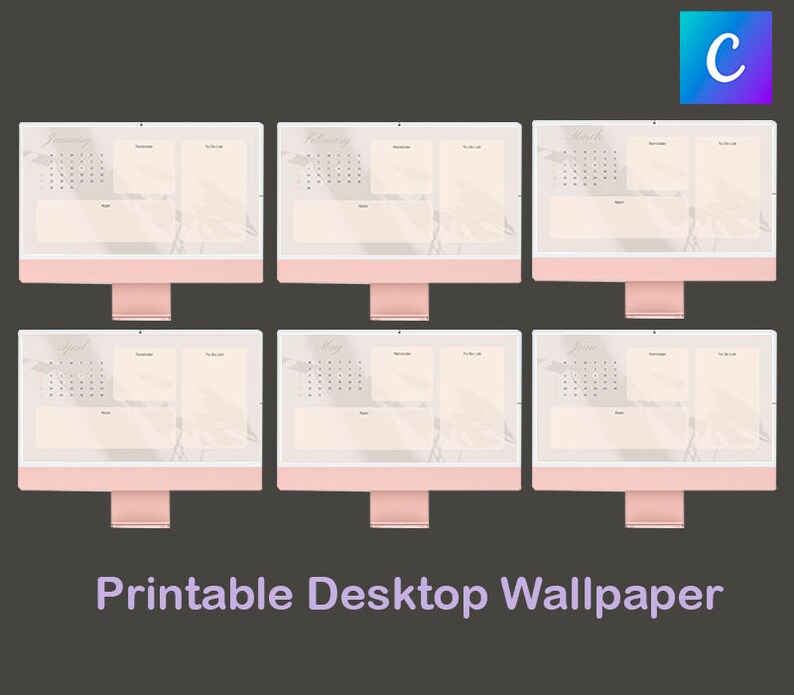 Desktop Calendar Wallpaper 2023 | Desktop Wallpaper Organizer ...