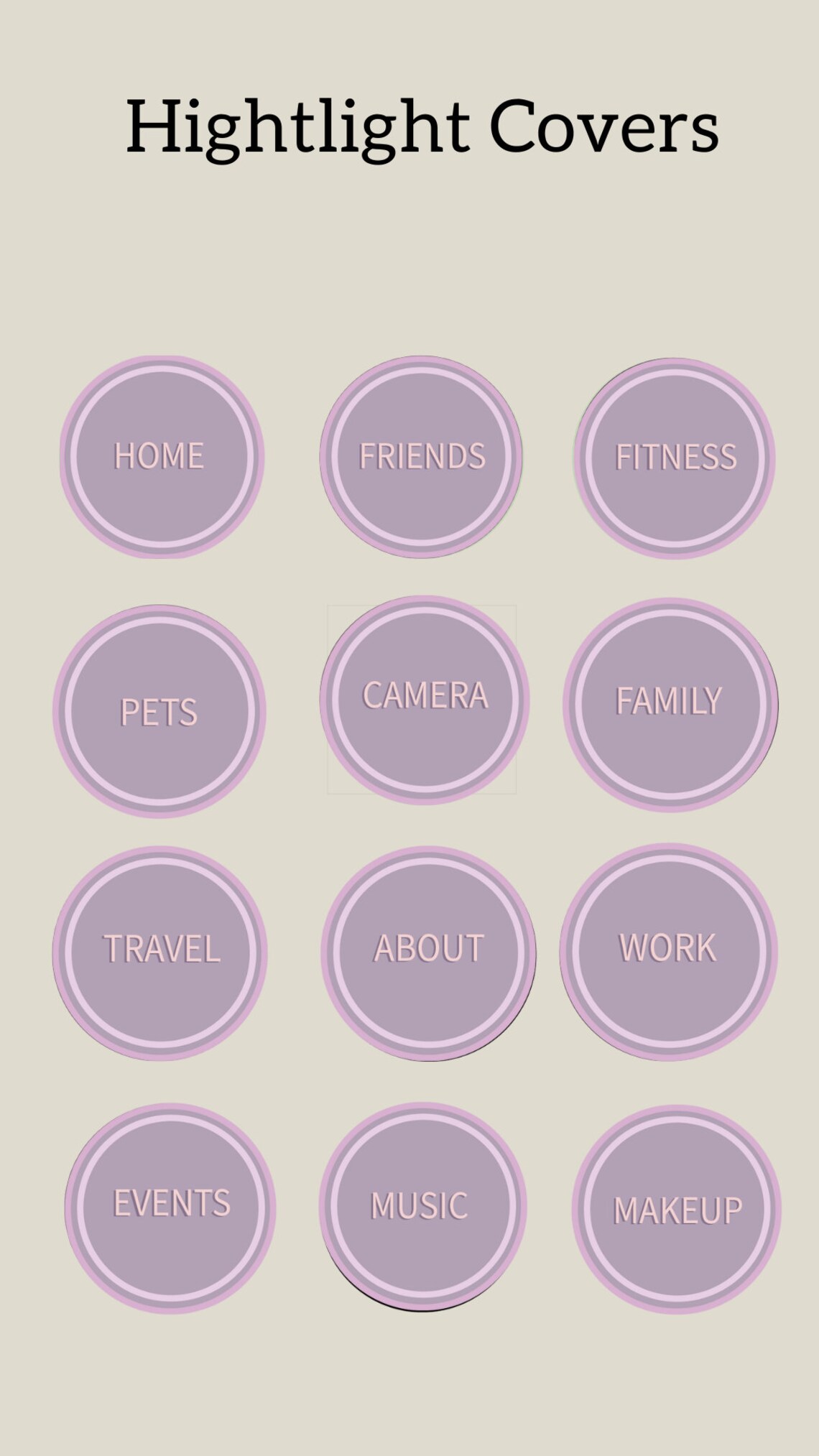 30 Purple Instagram Highlight Covers | Social Media Covers | IOS App ...