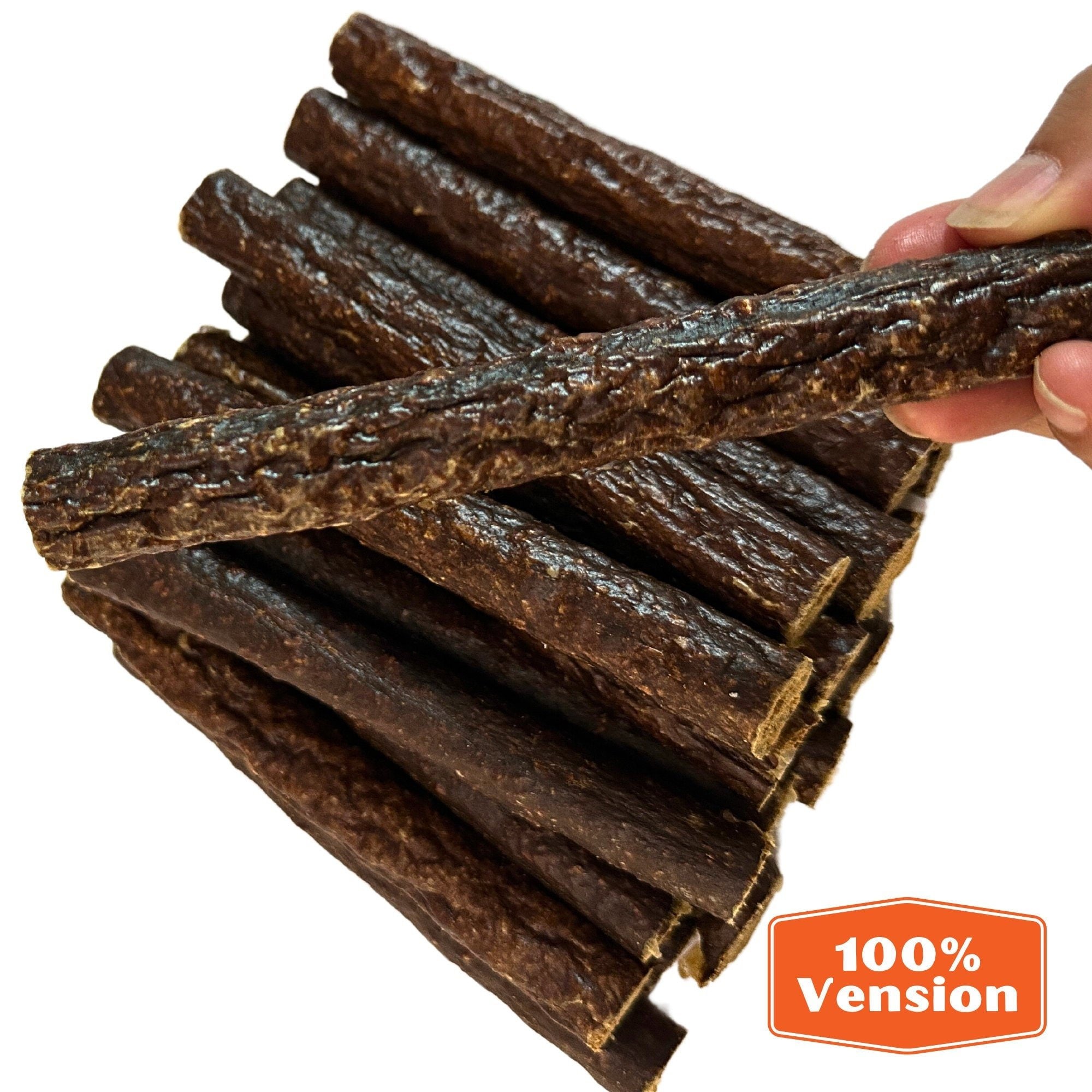 Venison Sausage Chews for Dog, Natural Single Ingredient Treats ...