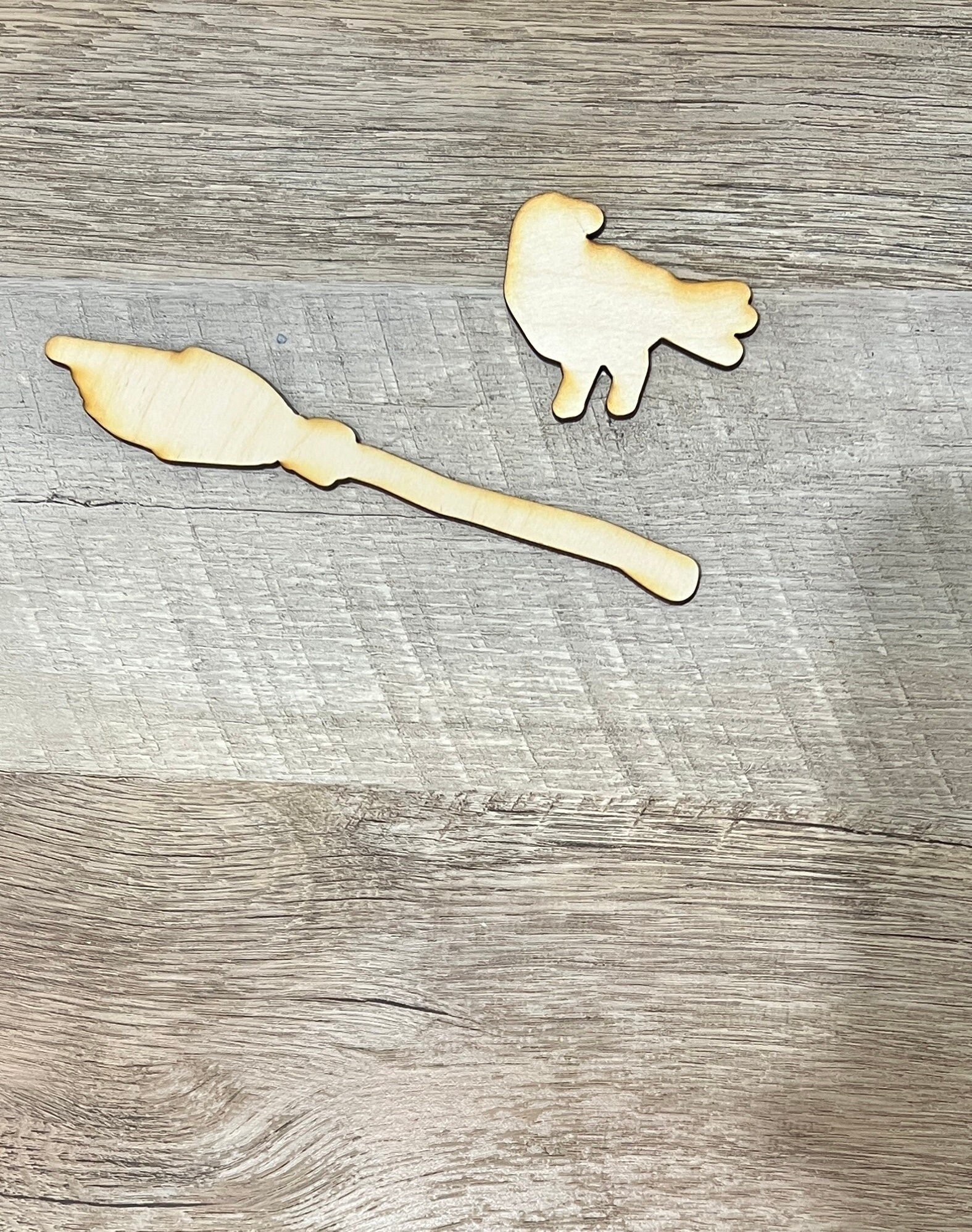 Hocus Pocus Broom Co. Wood Cutouts, Stencil, Transfer Woodcuts, DIY ...