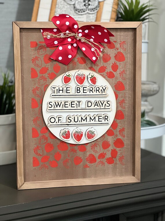 Berry Sweet Wood Cutouts July 2022 Club Couture Chalk - Etsy