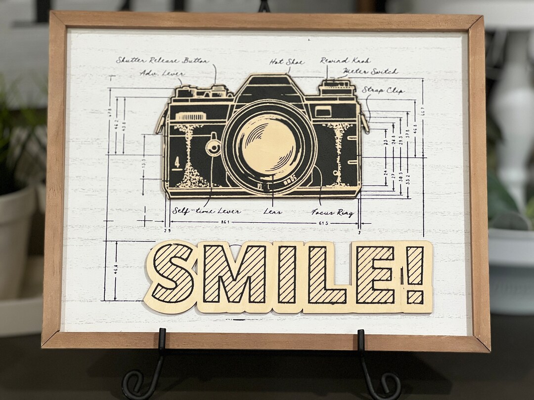Smile! Stencil/transfer Wood Cut Outs, Stencil, Transfer Woodcuts, DIY ...