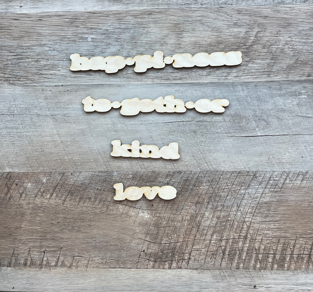 Definitions, Unfinished Wood Cutouts Match Transfer/stencil, DIY - Etsy