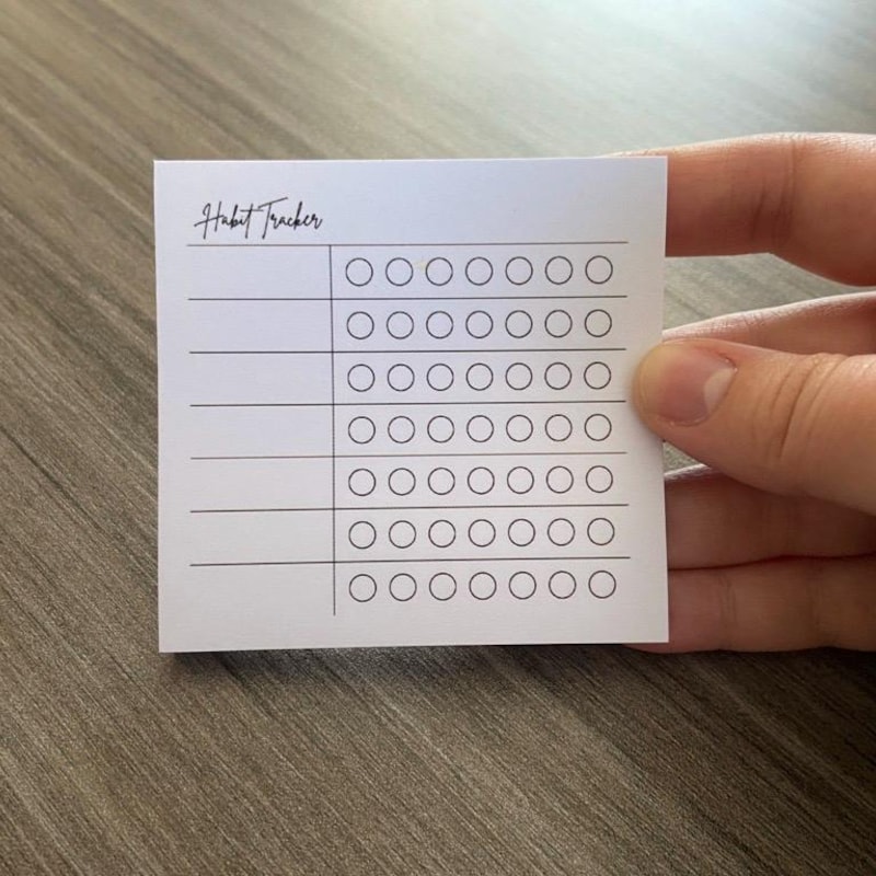 Sticky Pad Habit Tracker - Etsy