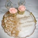 Round Custom Resin Ring Plate Nikkah Wedding Personalise Gift Bespoke ...