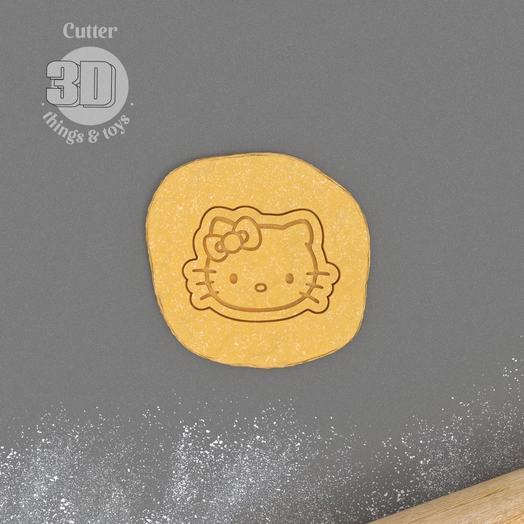 Silueta de Hello Kitty Calcomanía Famoso Cortador de - Etsy España