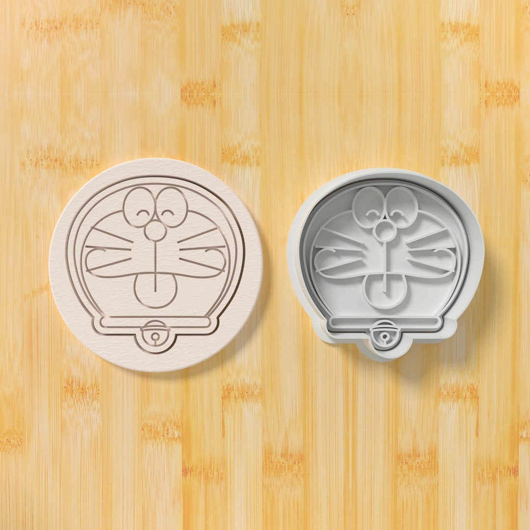 Doraemon Head Silhouette Decal Famous Cookie Cutter - Etsy
