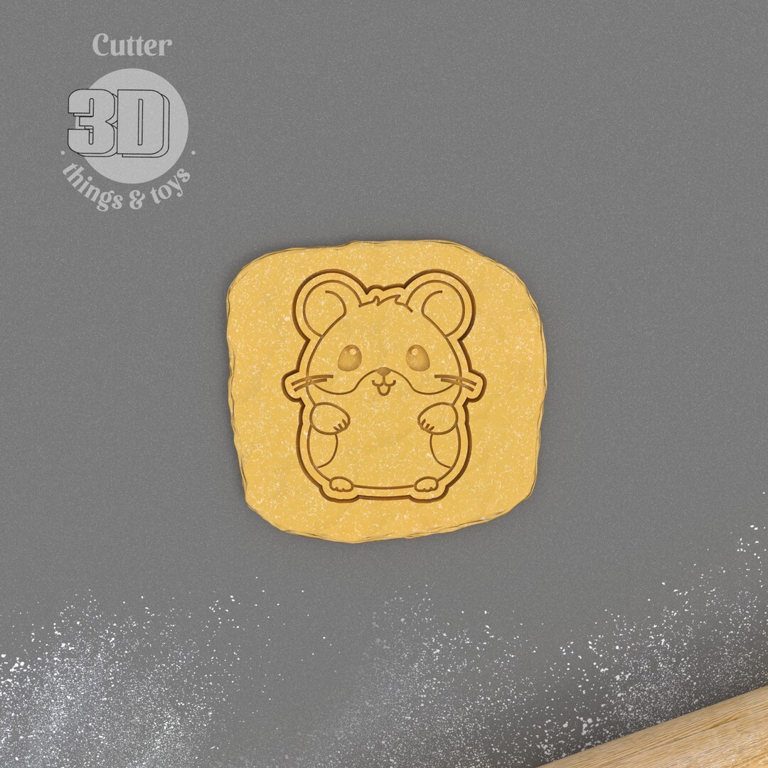 Cute Hamster Cookie Cutter Animal Cookie Cutter Pet - Etsy