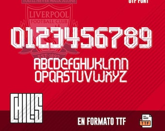 Liverpool Fc Font - Etsy