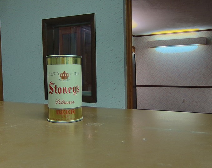 1970's Stoney's Pilsener Beer Jones Brewing Co Smithton, Pa 12 Oz Steel ...