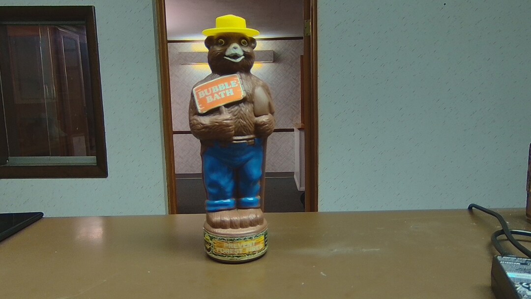 Smokey the Bear Bubble Bath Container - Etsy