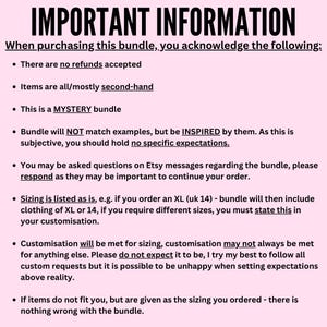 Personalised Style Bundle, Thirteen Movie Aesthetic Style, Mystery Box ...