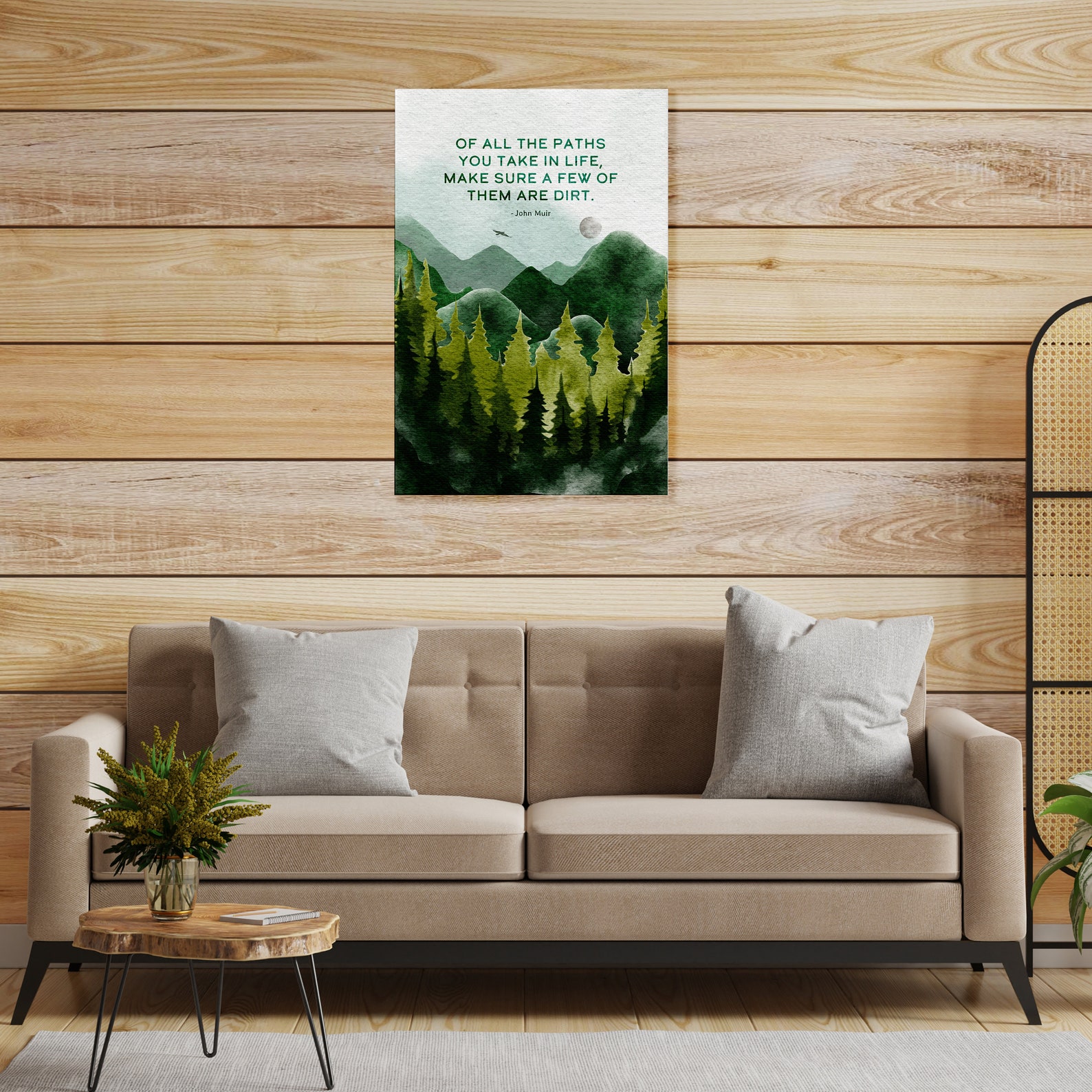 Of All the Paths You Take in Life John Muir Quote Wall Art - Etsy