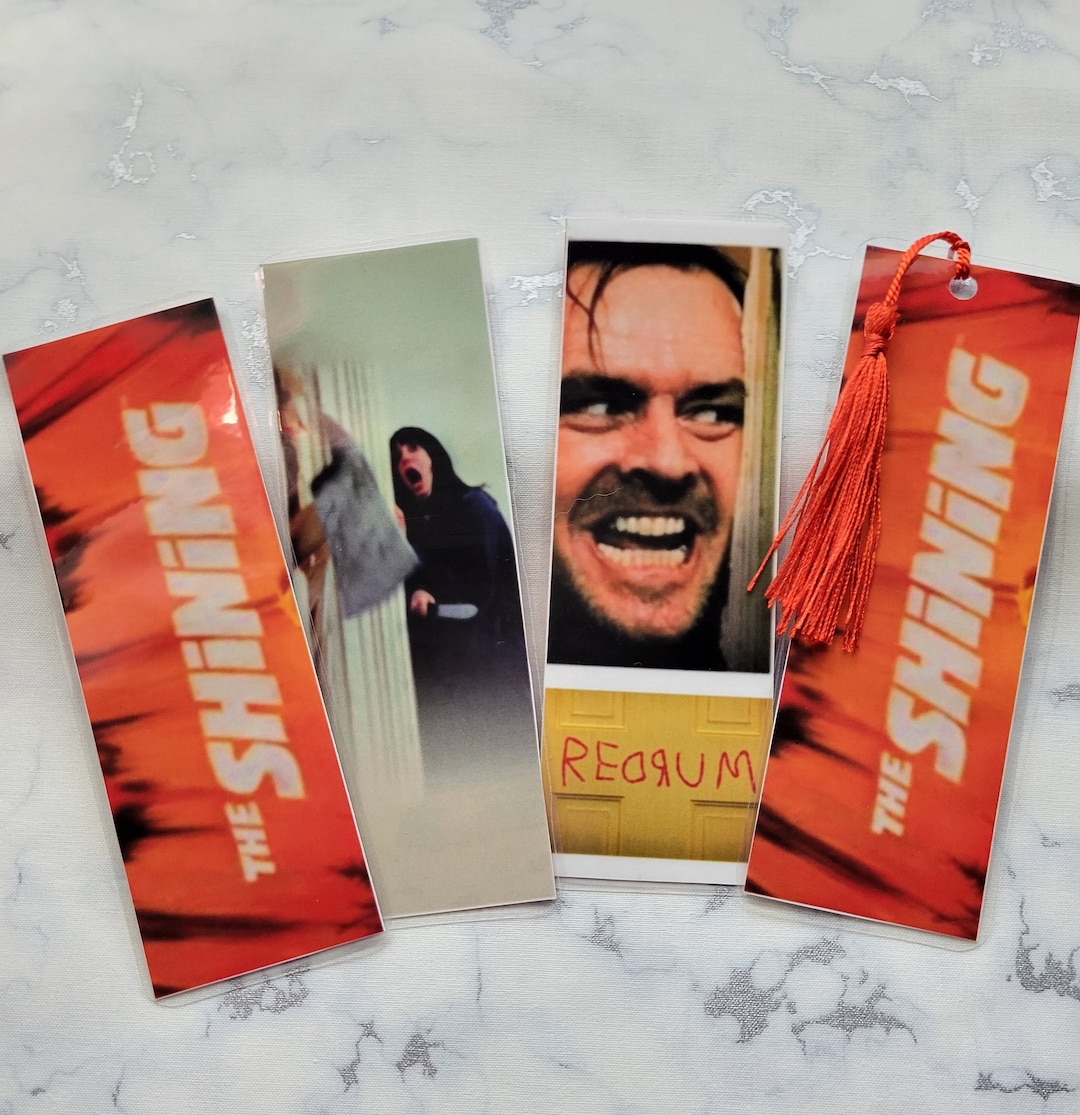 The Shining Inspired Bookmark Horror Movie Bookmark the - Etsy