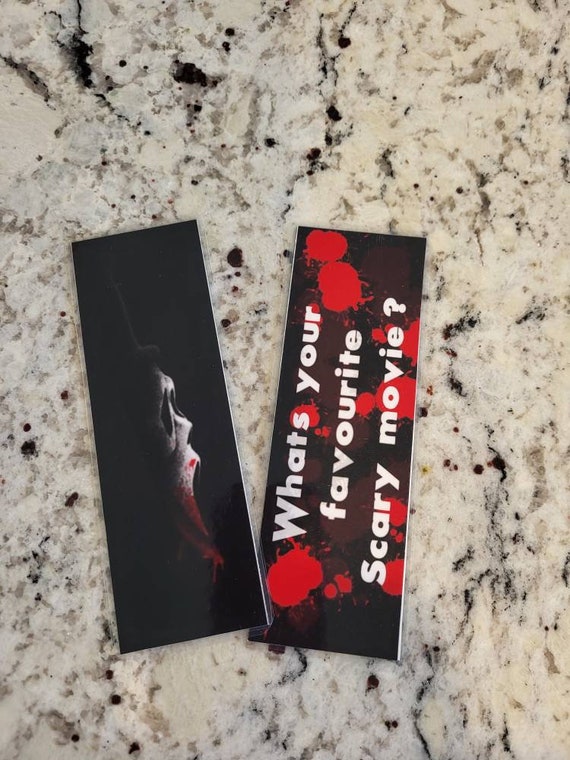 Ghostface Bookmark Horror Movie Bookmark Horror - Etsy