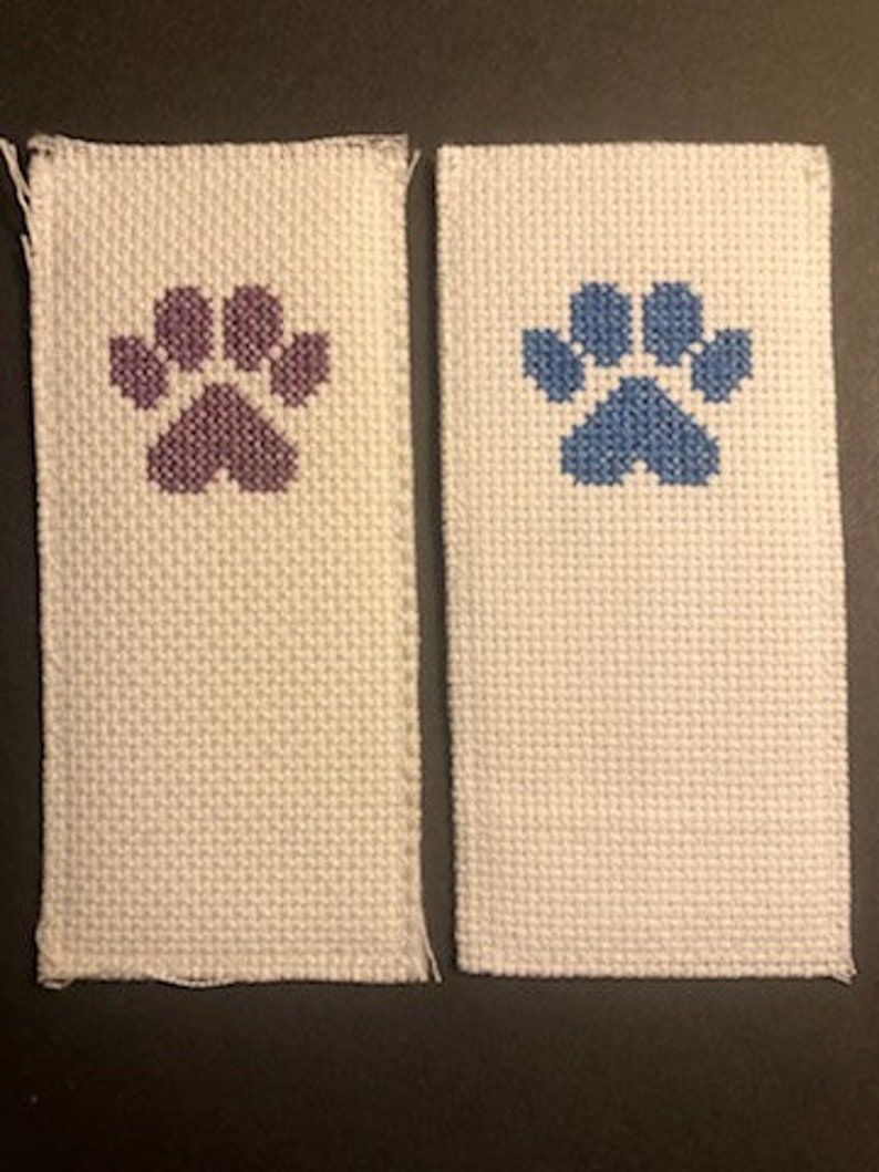 Animal Footprint Cross Stitch Pattern Pack: Pawprint, Cow Hoofprint ...