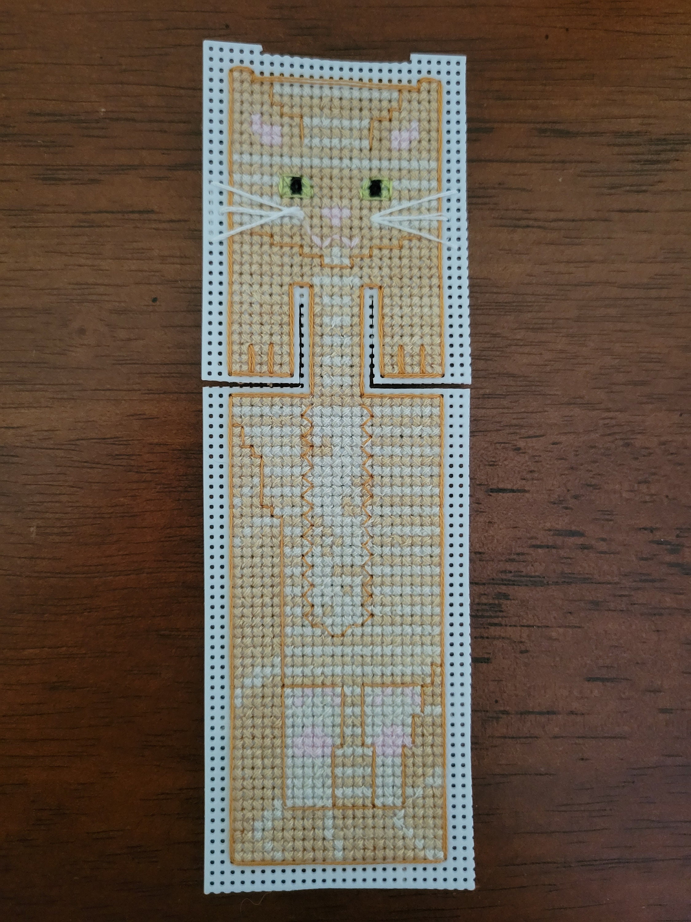 Tabby Cat Bookmark Cross Stitch Pattern - Etsy