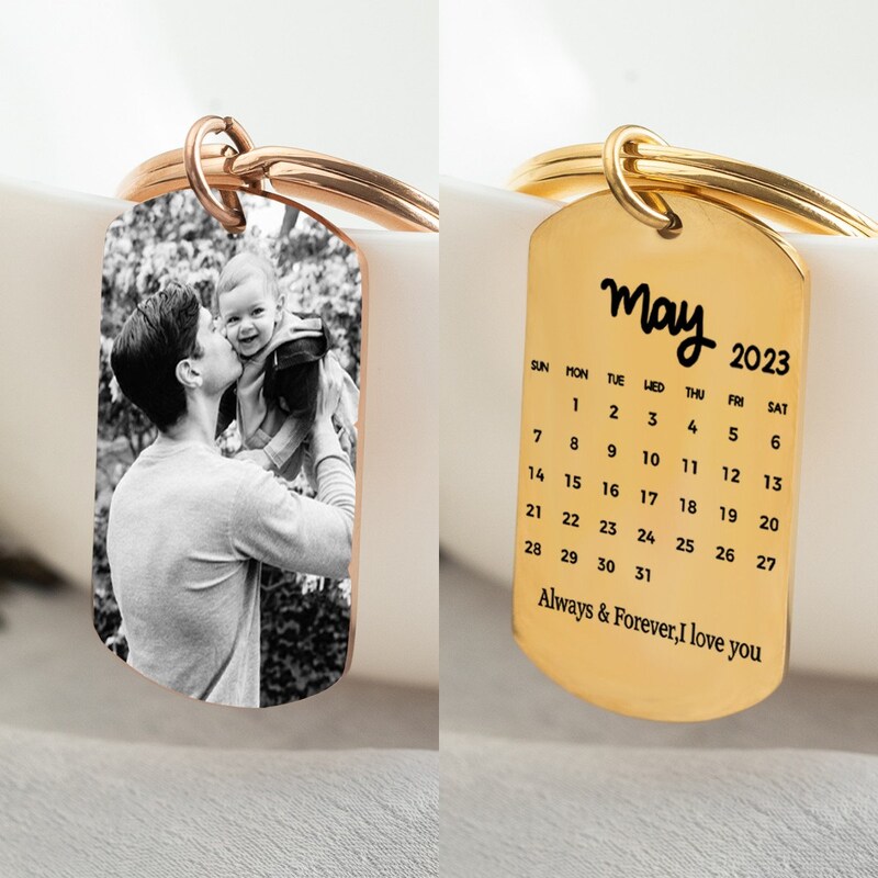 Calendar Keychain - Etsy