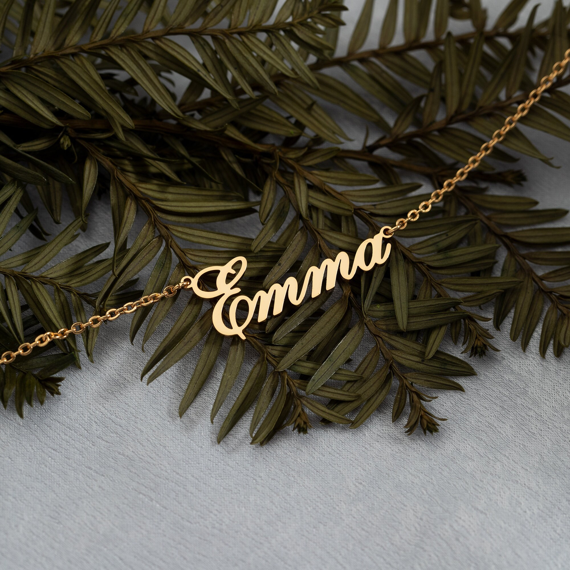 Personalized Gold Name Necklaces - Custom Name Jewelry for Women - Emma ...