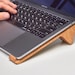 Wood Laptop Stand for Desk, Wooden Laptop Stand Macbook, Wood Stand ...