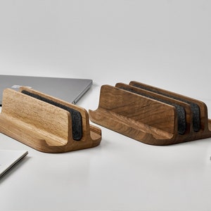 Laptop Holder Vertical Laptop Stand Double Laptop Stand - Etsy