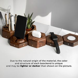 3 in 1 Charging Dock for Apple Devices, Home Office Desk Organizer - Etsy