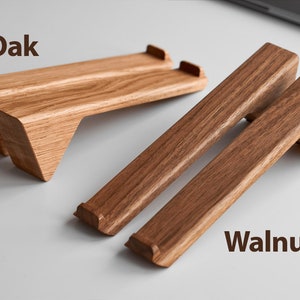Wooden Laptop Riser for Desk, Wood Laptop Stand, MacBook Stand, Laptop ...