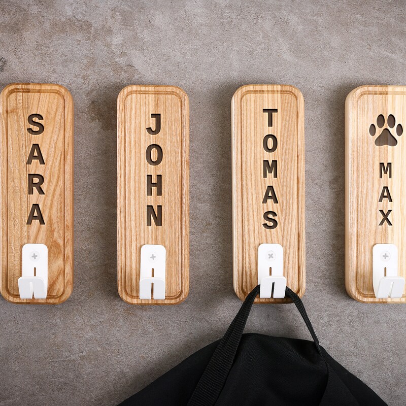 Personalized Coat Hooks - Etsy