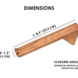 Wood Laptop Stand for Desk, Wooden Laptop Stand Macbook, Wood Stand ...