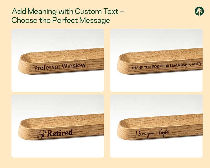 Custom Pen Tray, Desk Organizer for Back to School, Personalized ...