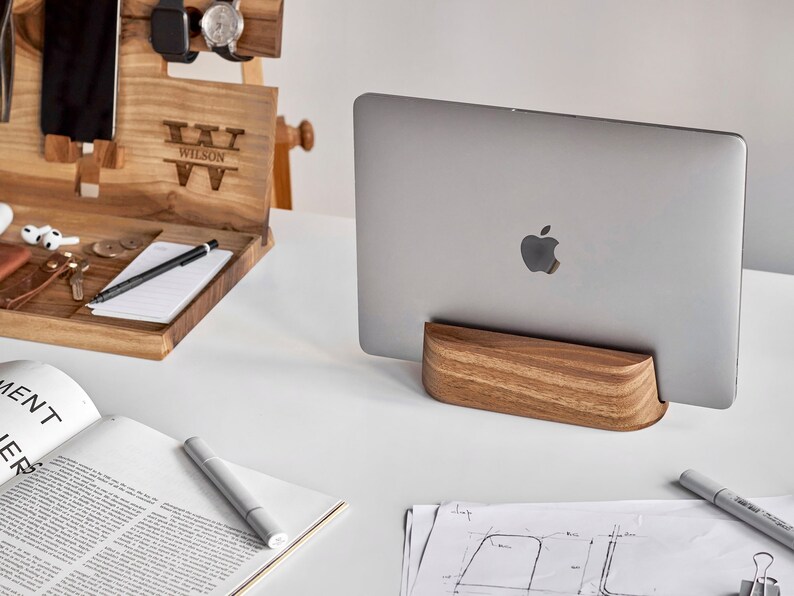 Dual Laptop Stand Dual Macbook Stand - Etsy