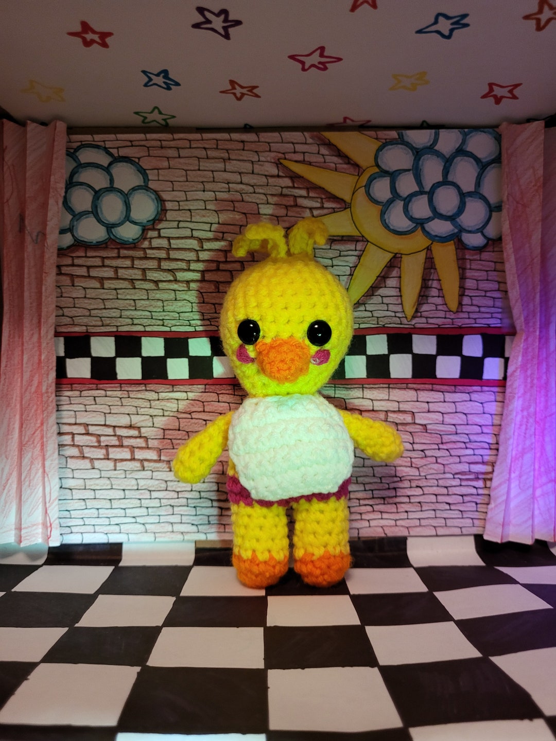 Crochet Toy Chica Doll, Handmade - Etsy