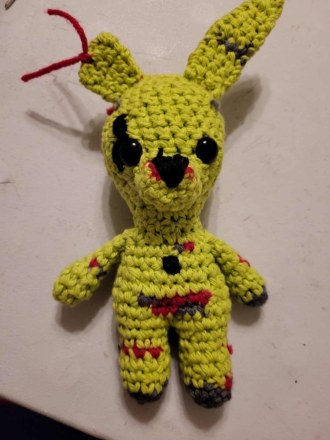 Crochet Springtrap Doll, Handmade - Etsy