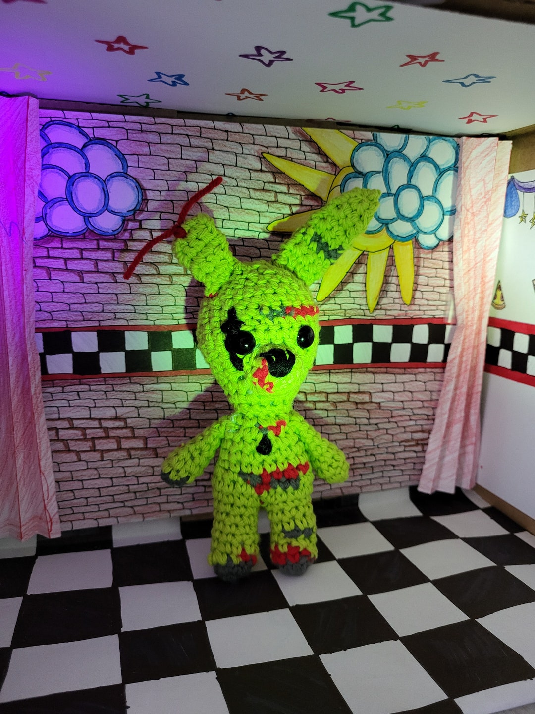 Crochet Springtrap Doll, Handmade - Etsy