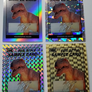 Custom Holographic Foil Trading Card (baseball's Future) - Etsy