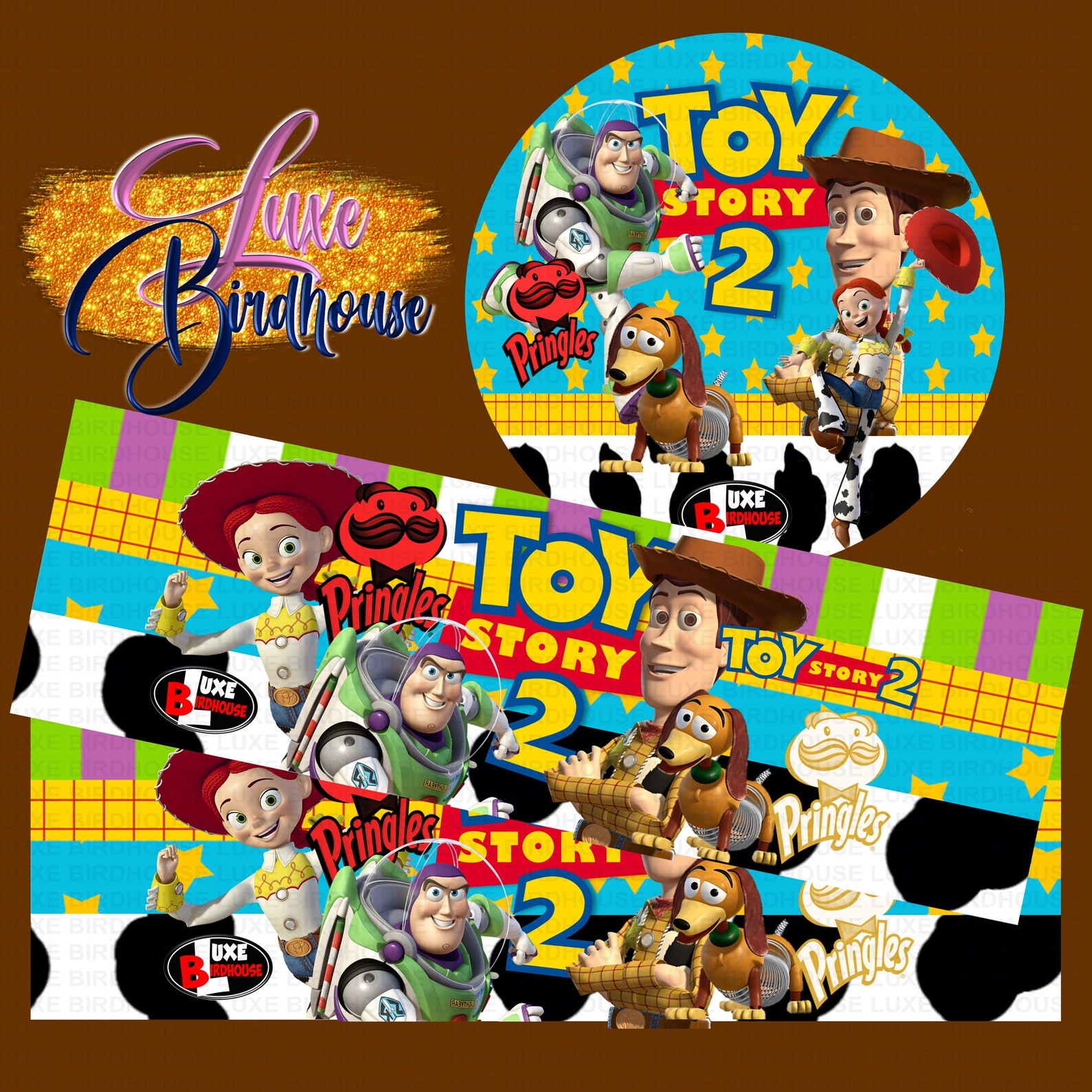 Toy Story 2 Digital Pringles Labels - Etsy