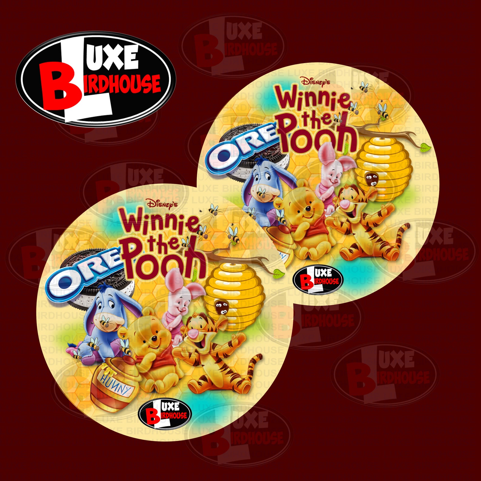 Winnie the Pooh Digital Labels MEGA FILES - Etsy