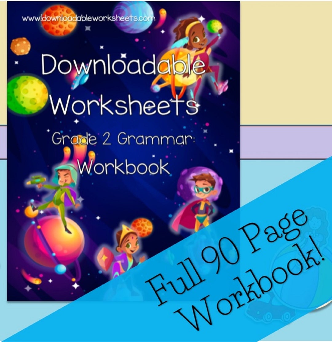 Full 2nd Grade Grammar Workbook Lessons 1 to 14 Grammar - Etsy