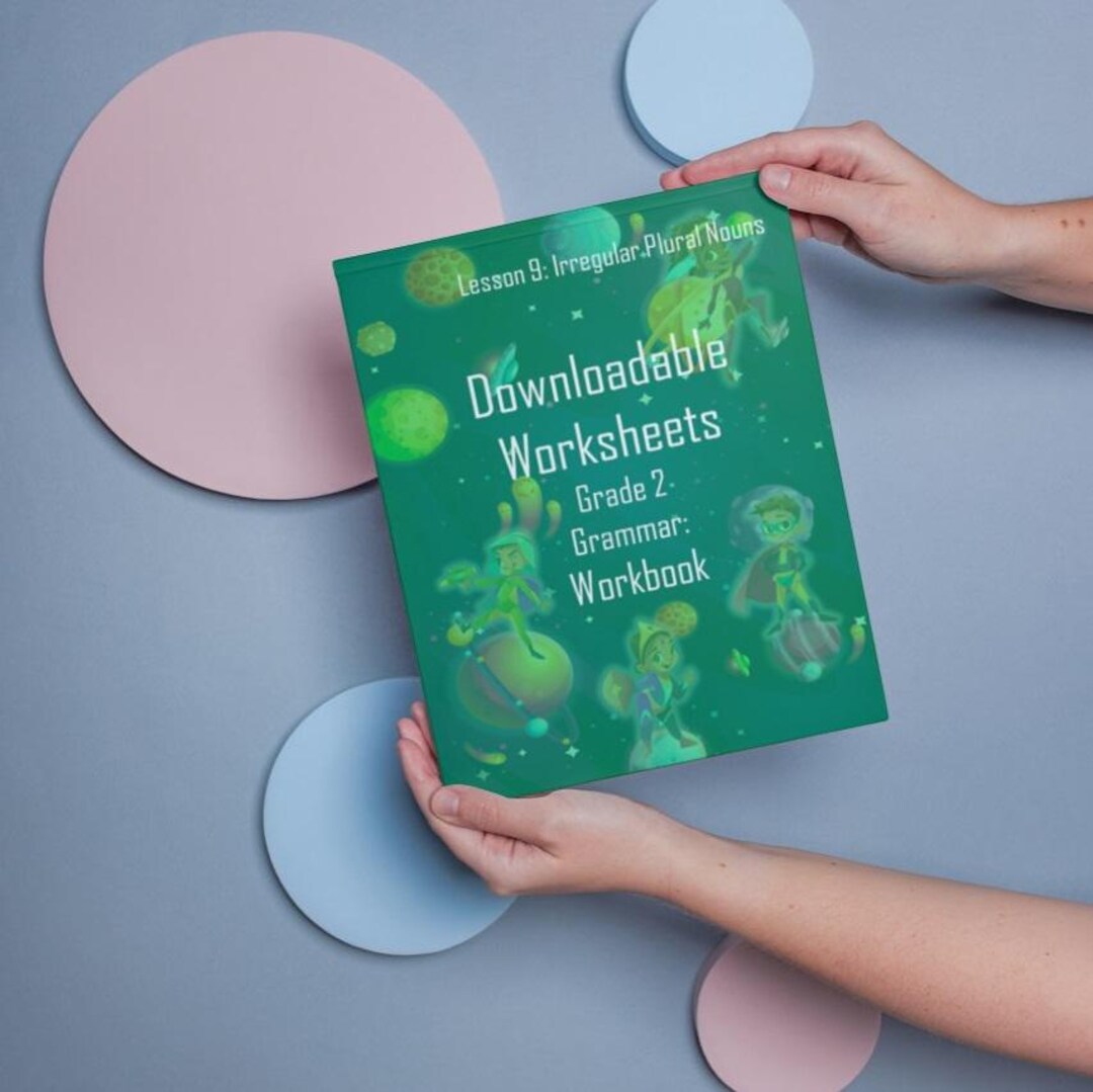 IRREGULAR PLURAL NOUNS Worksheets, 2nd Grade Grammar Lesson 9, Tracing ...