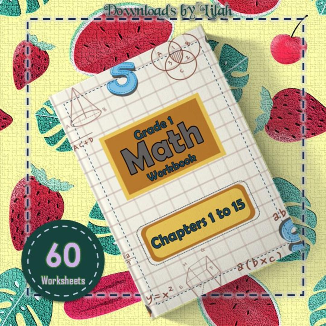 Complete 1st GRADE Math WORKBOOK, Lessons 1-15, Printable Worksheets ...