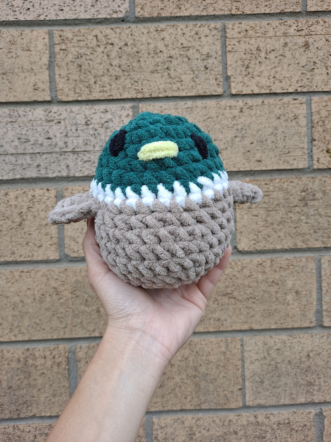 Mallory the Chubby Mallard Duck Plushie - Etsy