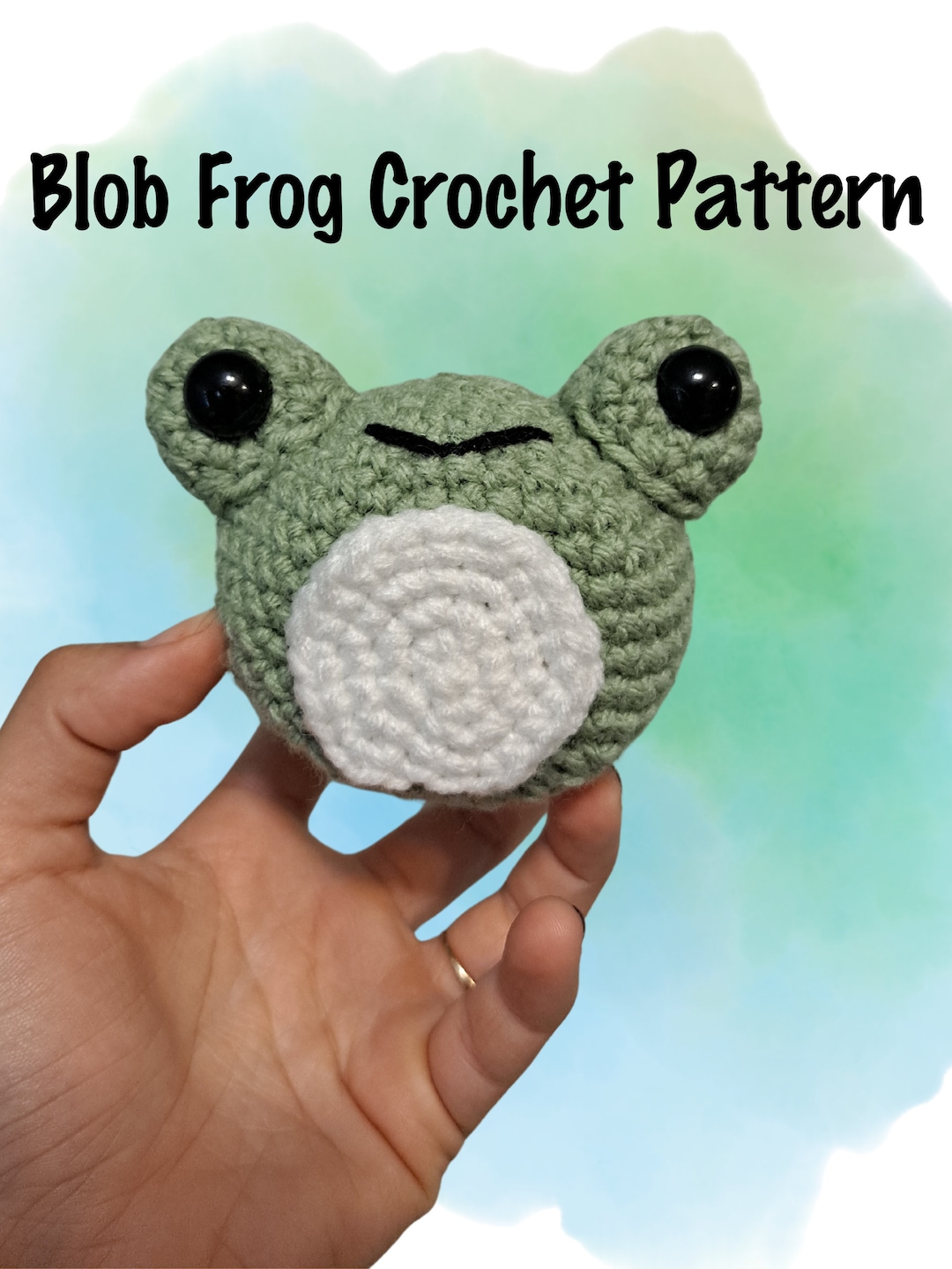 Bob the Blob Frog Crochet PATTERN - Etsy