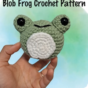 Bob the Blob Frog Crochet PATTERN - Etsy
