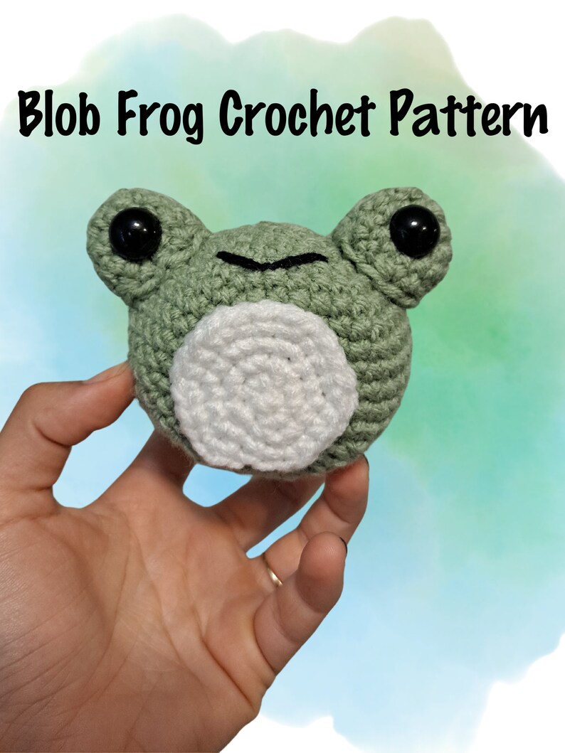 Bob the Blob Frog Crochet PATTERN - Etsy