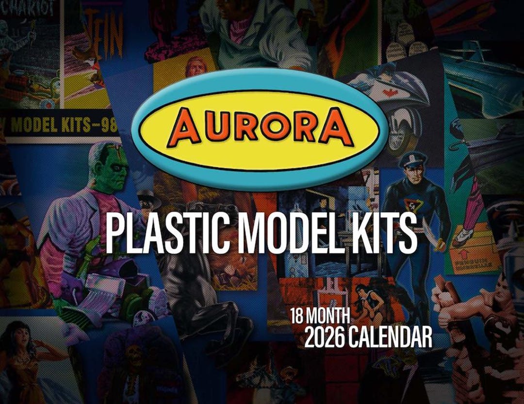 Aurora Plastic Models 2026 18 Month Wall Calendar - Etsy