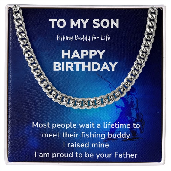 From Dad to Son Chain Gift Son Chain With Love Message From | Etsy