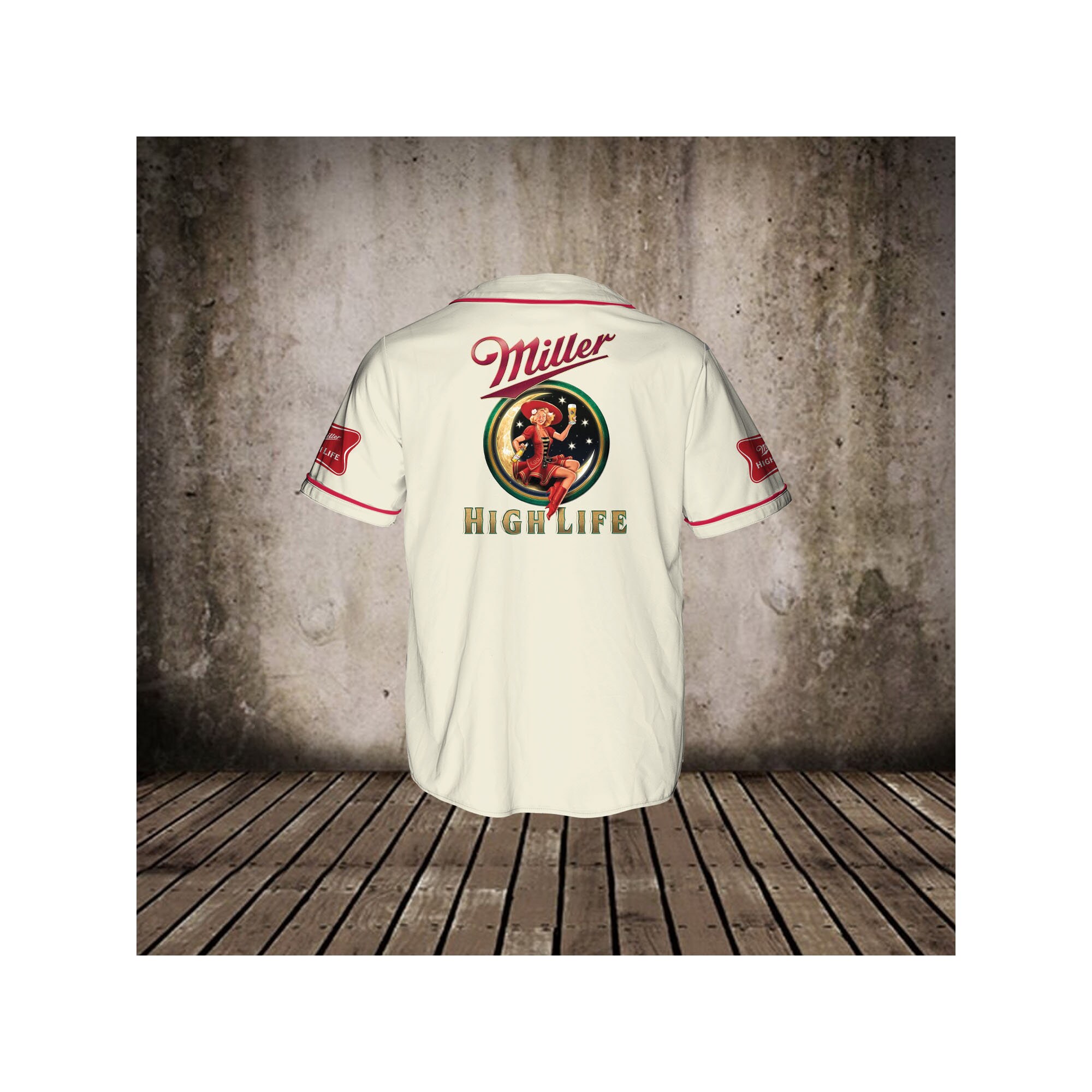 Miller High Life Baseball Jersey Beer Lovers sold by ChaZhan | SKU ...